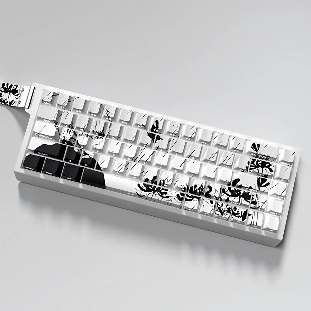 Kaneki Ken Keycap Cherry Profile PBT Letter Side-แกะสลักการส่งผ่านแสง ...