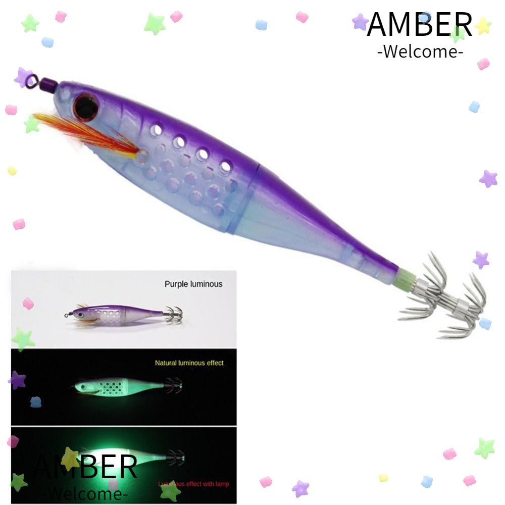AMBER ไม้กุ้งเหยื่อ, Glow Lead Sinker กุ้งเหยื่อ, 2024 120 มม. 10g Hook ...