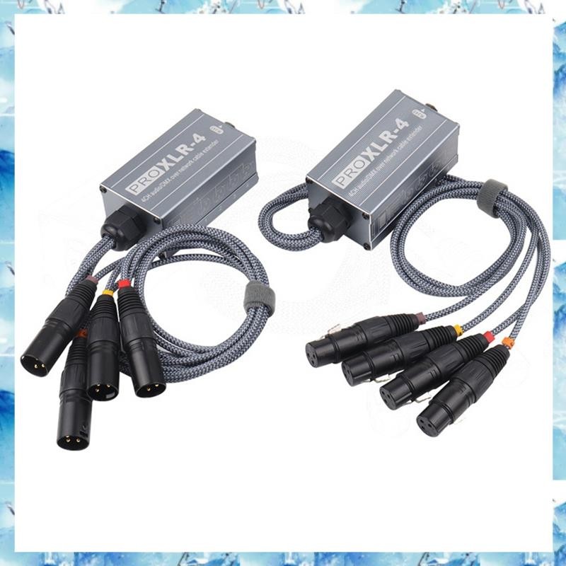 XLR ชาย/หญิง 4 ช่องงู 3Pin XLR/ ถึง Ethercon RJ45 Cat5/Cat6 Ethernet ...