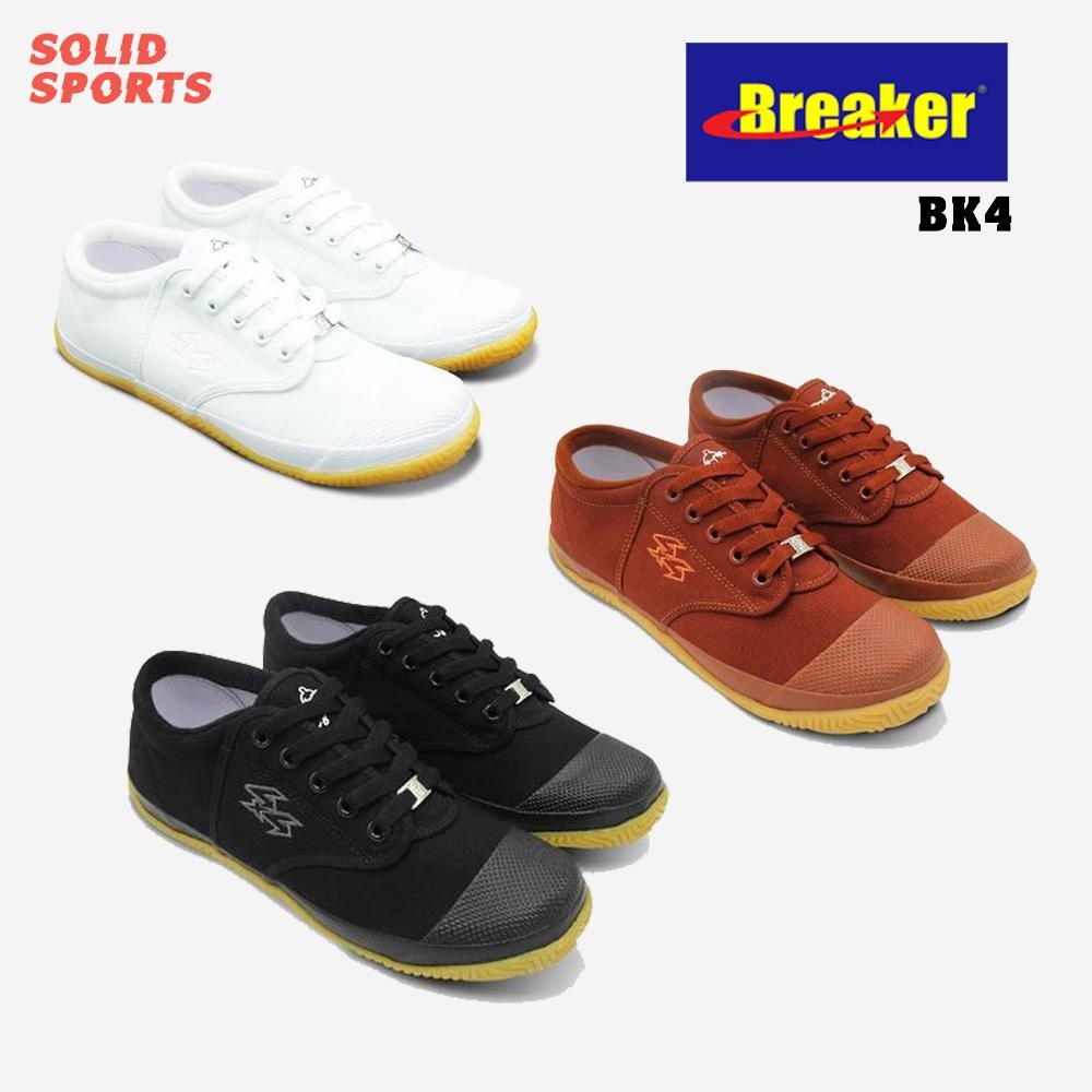 [บิลเบิกทักแชท] รองเท้านักเรียน Breaker รุ่น BK4 พื้นฟุตซอล [สีดำ สี ...