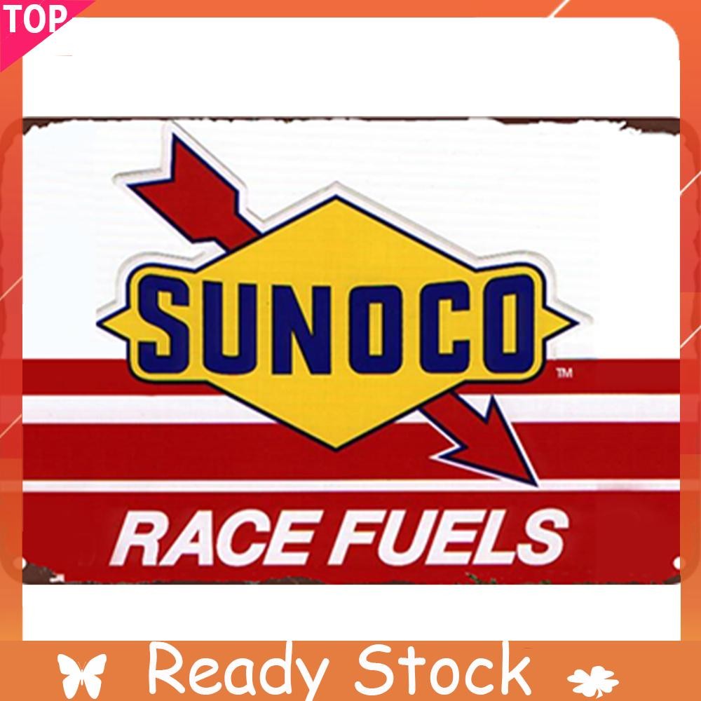 โลหะ SUNOCO ป้ายดีบุกสี่เหลี่ยมผืนผ้าภาพวาดเหล็ก Wall Home Bar Decor40x30 ซม. | Shopee Thailand