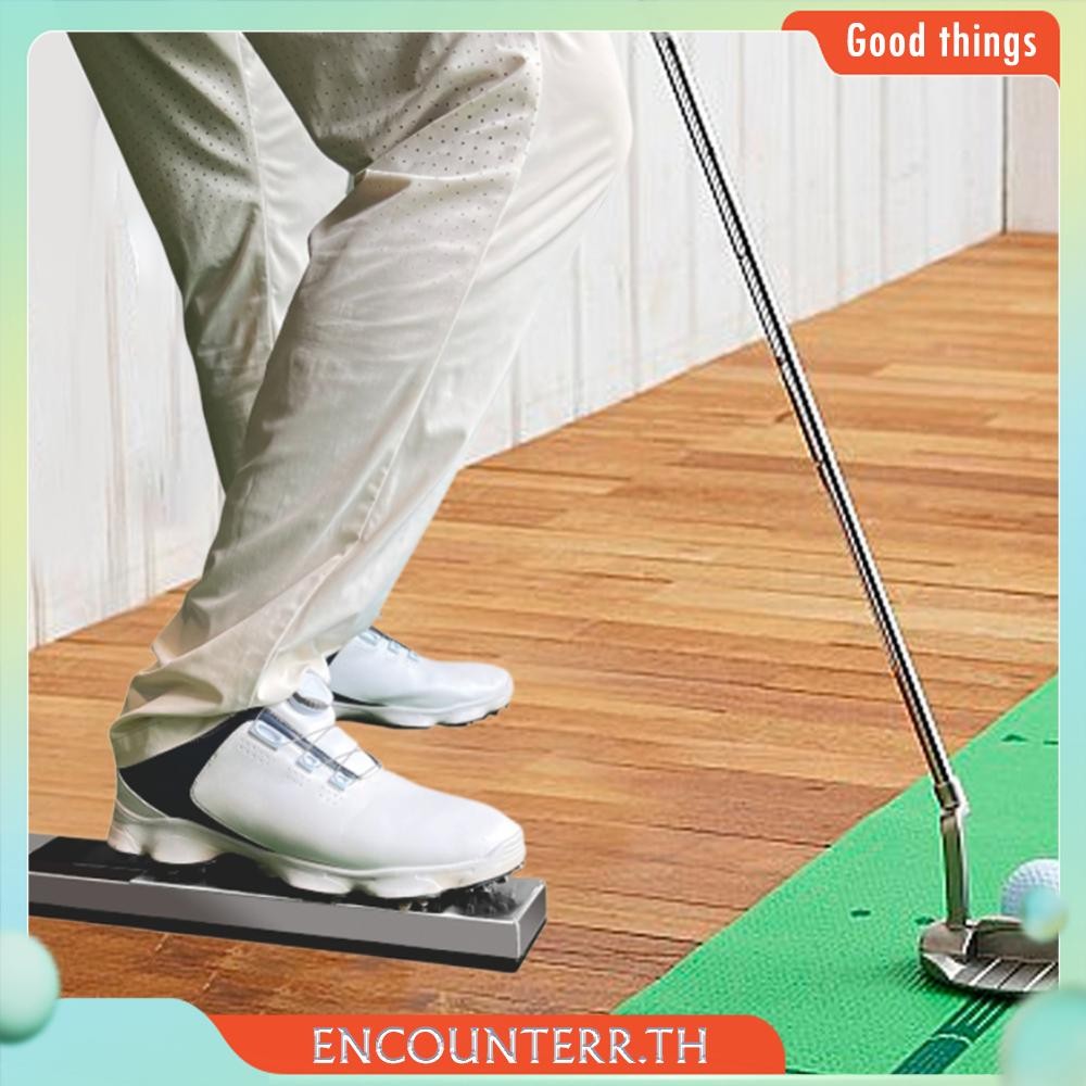 [encounter.th] Golf Swing Trainer สแตนเลสแบบพกพา Movable Golf Swing Leg ...