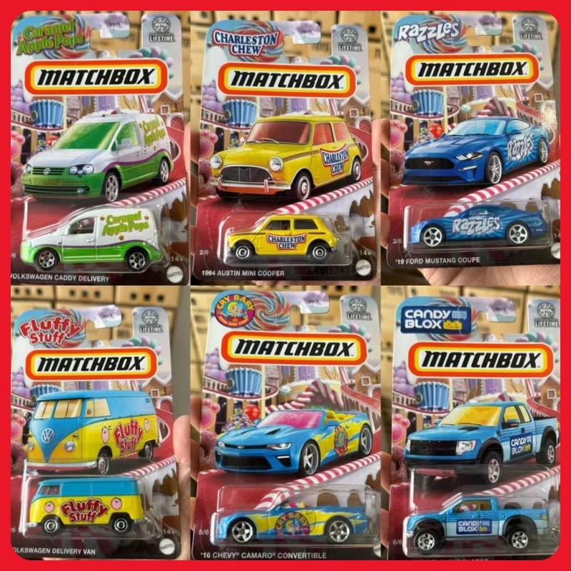 กล่องไม้ขีดไฟ matchbox พรีเมี่ยม Puca Candy ฟอร์ดมัสแตงโฟล์คสวาเกน t1 ...