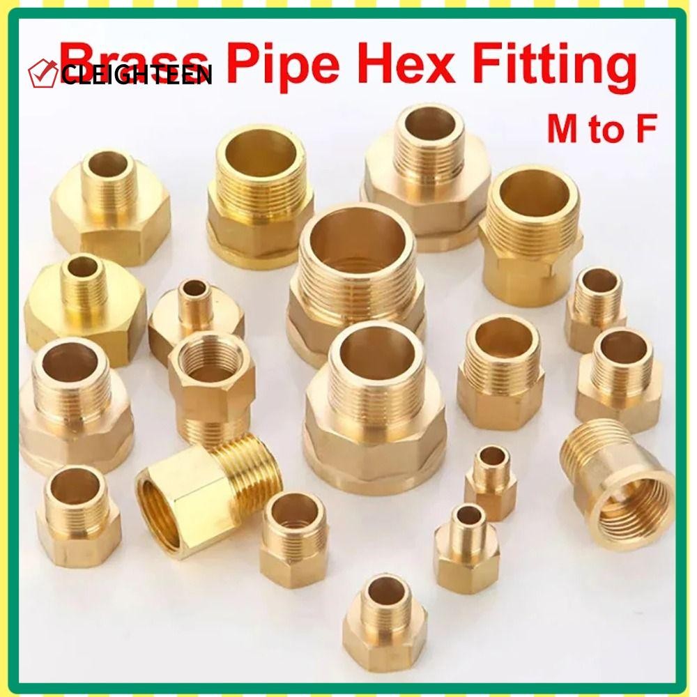 Cleighteen 1 ชิ้น Hex Bushing Connectors,หญิงชายเกลียวลดท่อ,ทนทาน ...