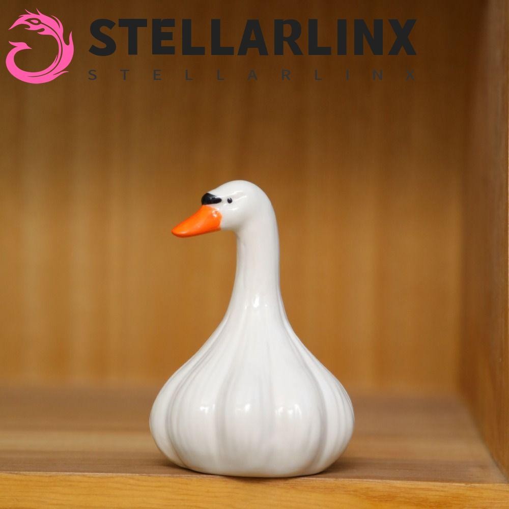 สเตลล่าrlixรูปปั้นเป็ด,น่ารักหัตถกรรมเป็ดหุ่น,งานฝีมือกันน้ําตลกเซรามิกประติมากรรมสัตว์ปีใหม่ ...