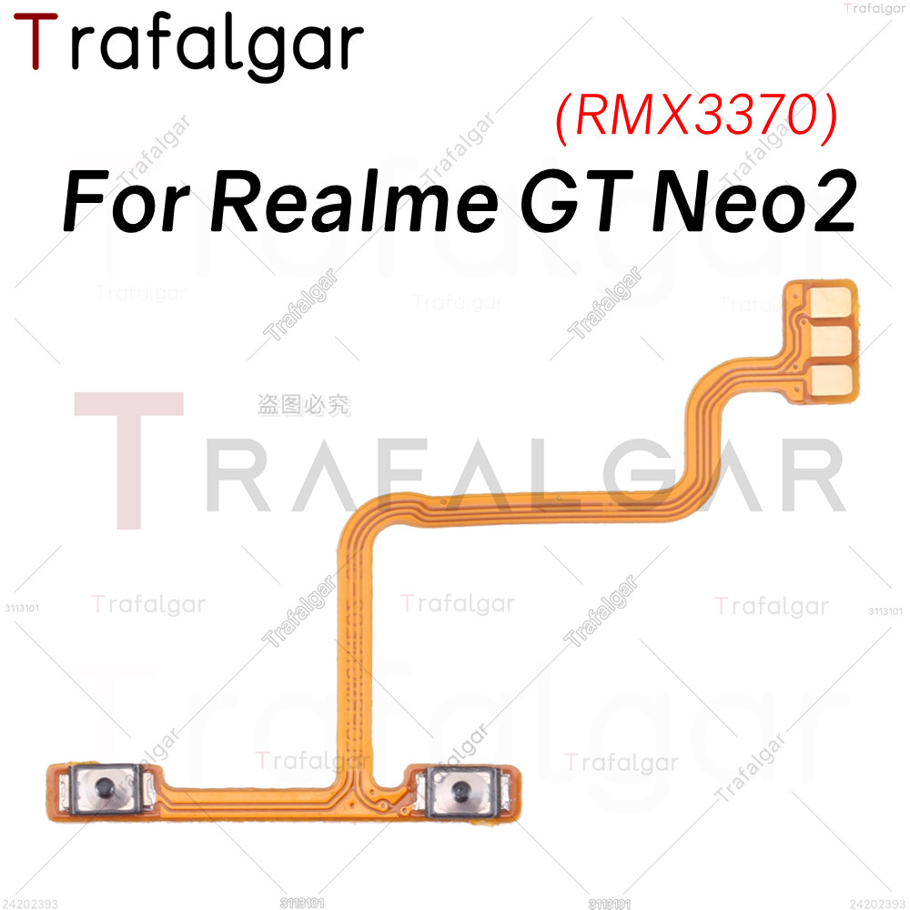 ปุ่มปรับระดับเสียง Flex Cable สําหรับ Realme GT Neo2 Neo 2 5G RMX3370 ...