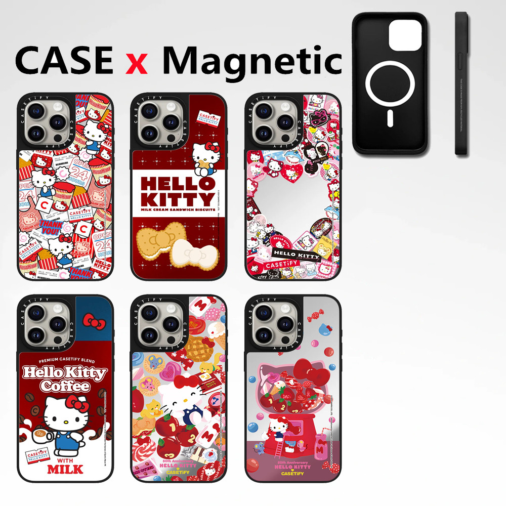 Casetify Hello Kitty เครื่องทําคุกกี้และลูกอม Magnetic effect เคส ...