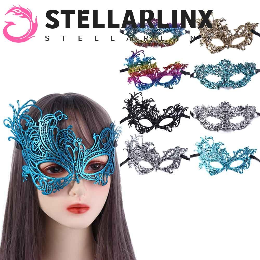 Stellarlinx Dance Masks แสดงของขวัญแฟนซี Bronzing Masquerade ฮาโลวีน ...