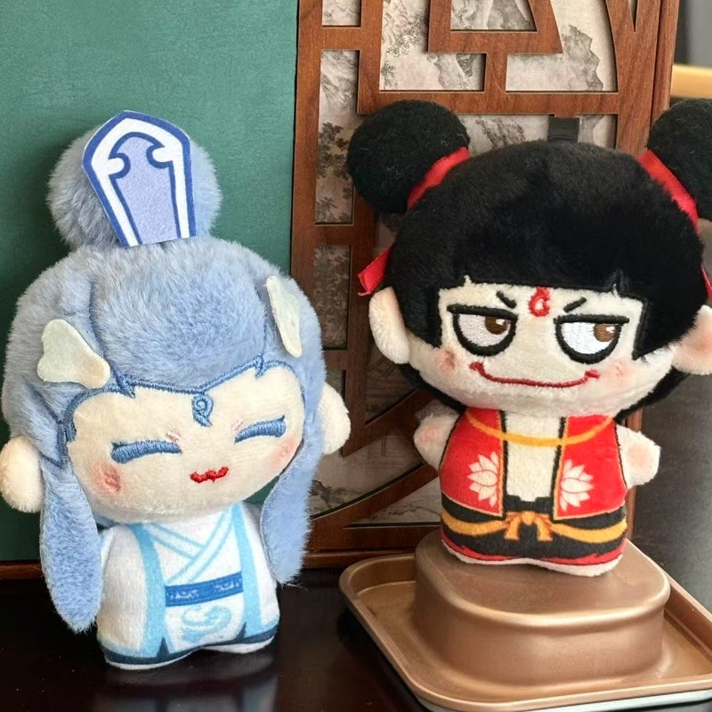 Ne Zha 2 The Demon Boy ในทะเลตุ๊กตา Key Chain Nezha Aobing ตุ๊กตาของ ...