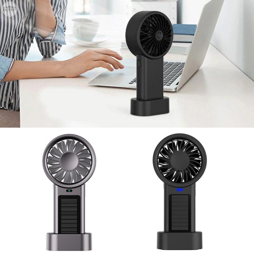 【BLOOMY】Easily Portable Handheld and Desktop USB Solar Electric Cooling ...