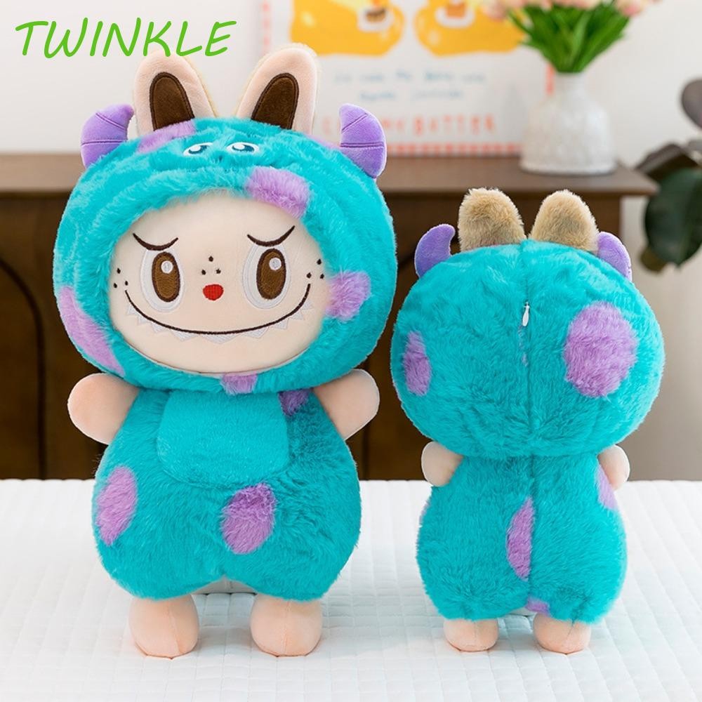 TWINKLE1 Labubu ตุ๊กตาตุ๊กตายัดไส้, ตุ๊กตาการ์ตูน Labubu Time, อะนิเมะนุ่มน่ารัก James P ...