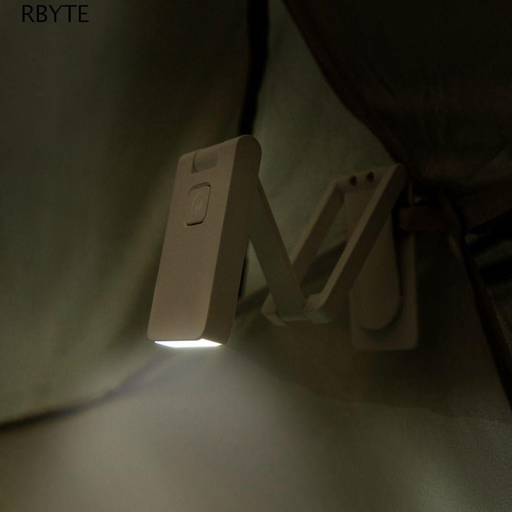 RBYTE Clip-On Booklight, โคมไฟอ่านหนังสือป้องกันดวงตาแบบชาร์จไฟได้, แบบพกพาพับได้ 3 ความสว่าง ...