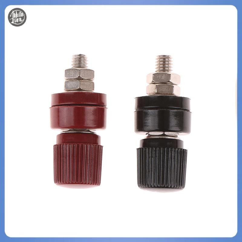 WL| M6 Terminals ทองเหลืองโพสต์ Terminal บล็อกประเภท 333 ด้ายสกรูสีแดง ...