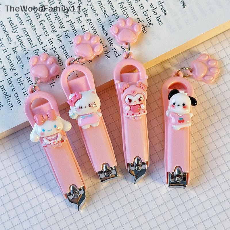 TT Sanrio Hello Kitty กรรไกรตัดเล็บ Cinnamoroll Kuromi Pochacco สแตนเลส ...