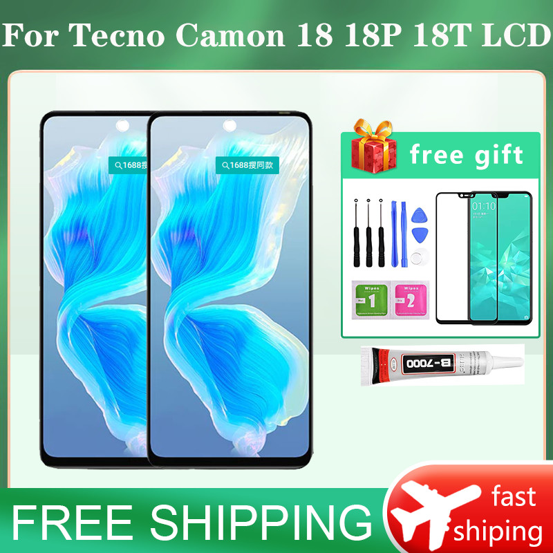 Original Tecno Camon 18 18P 18T จอแสดงผล LCD หน้าจอสัมผัสเปลี่ยน | Shopee Thailand