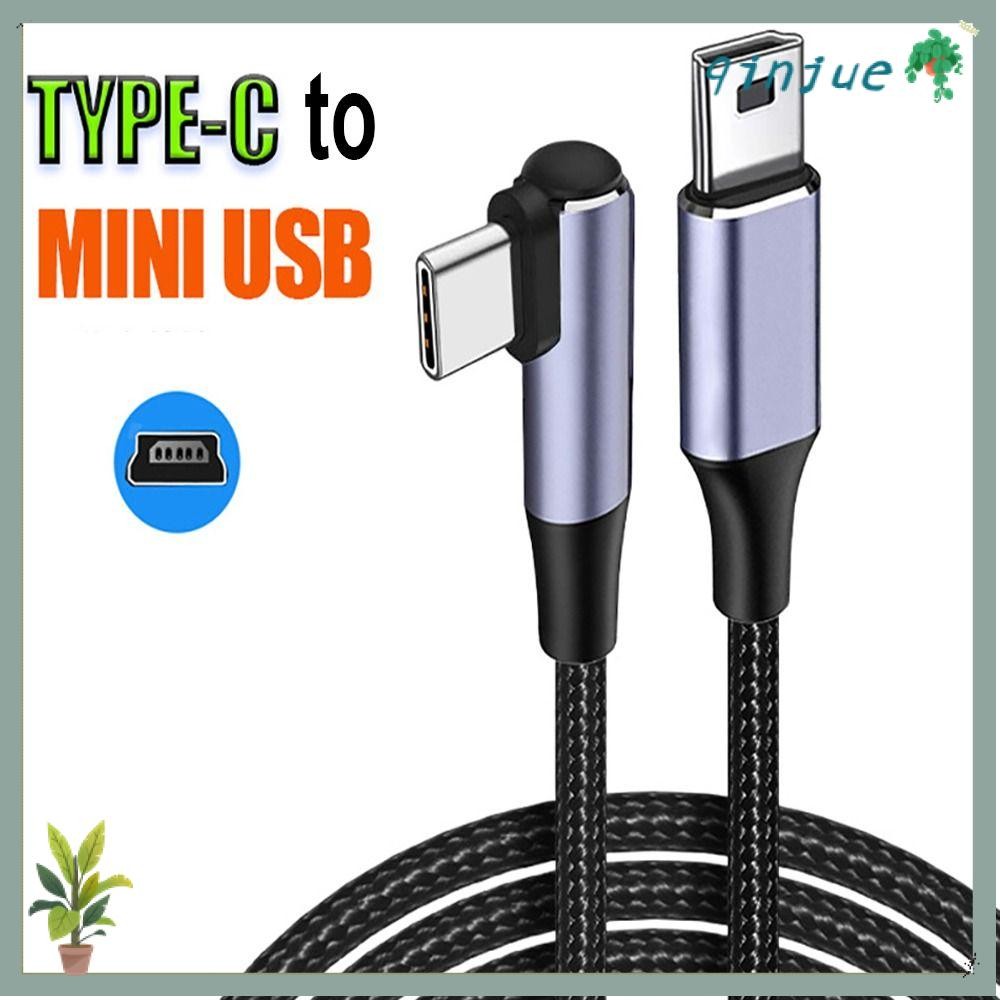 PRINTLI สาย USB Type C ถึง Mini USB, Data Sync Quick Charging USB-C ถึง ...