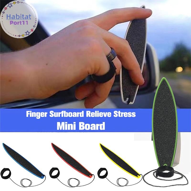 Habitatport Finger Surfboard Fingerboard ของเล่น Surf ลม Mini ปลายนิ้ว ...