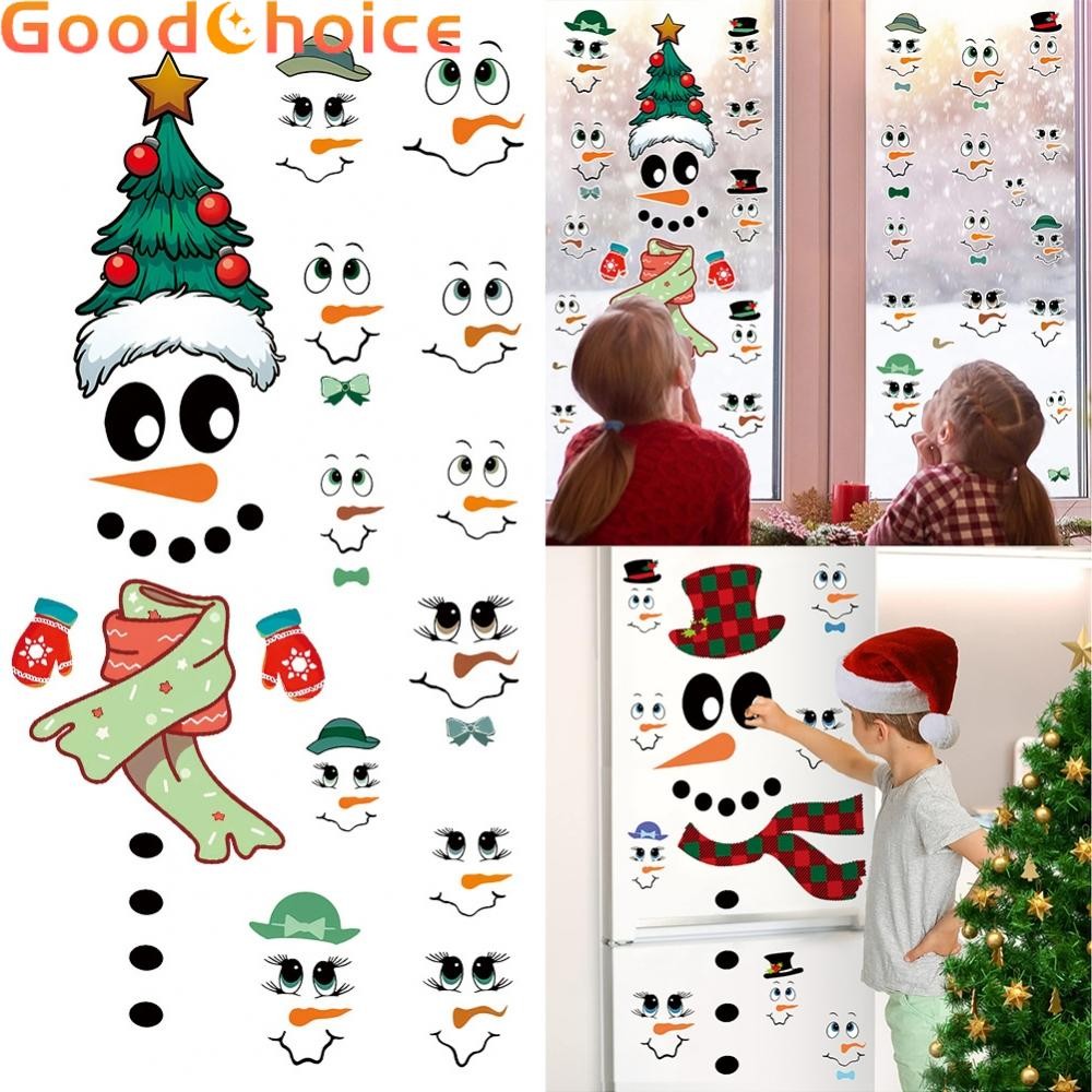 【Good】Creative Christmas Snowman Window Sticker to Enhance Your ...