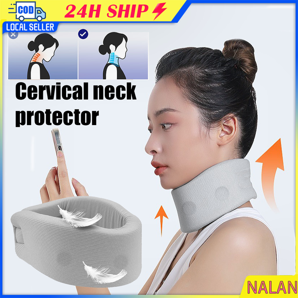 ร้านอยู่กทม. เฝือกคออ่อน อุปกรณ์พยุงคอ Soft Collar Neck ฟองน้ำระบายอากาศดี แก้อาการปวด สำหรับตก ...