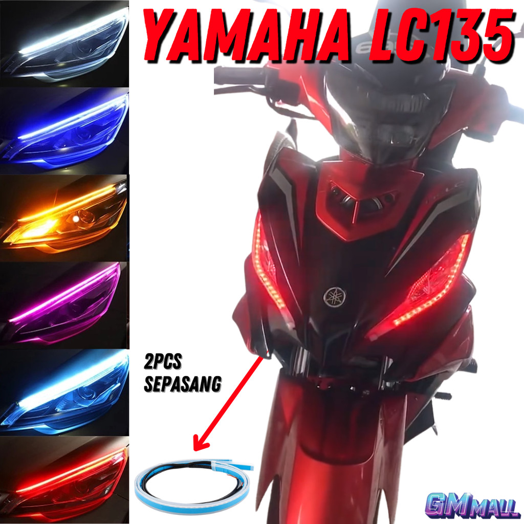 2pcs YAMAHA LC135 DRL Led Day RUNNING LIGHT Signal LIGHT Led วันไหล ...