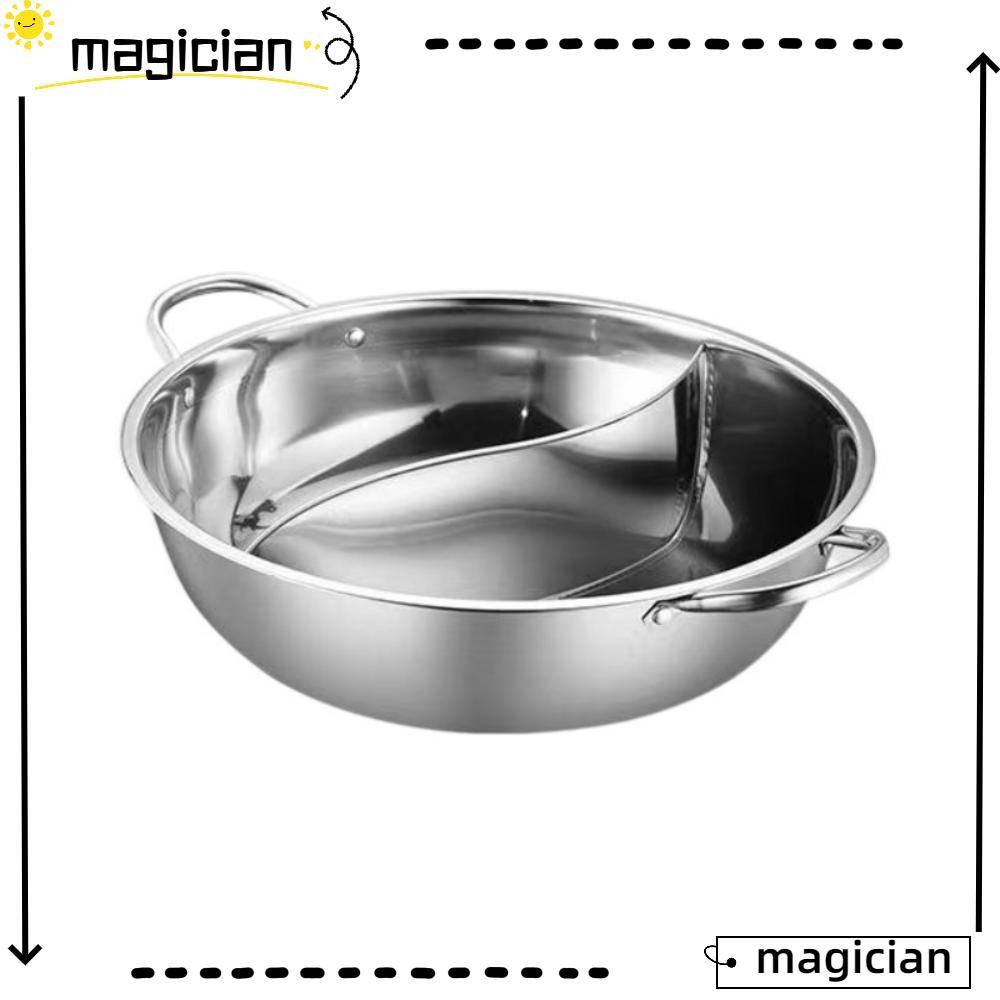 MAG Twin แบ่งหม้อร้อน,รสคู่ 28-36 ซม.หม้อ Yuanyang, เครื่องครัวในครัว ...