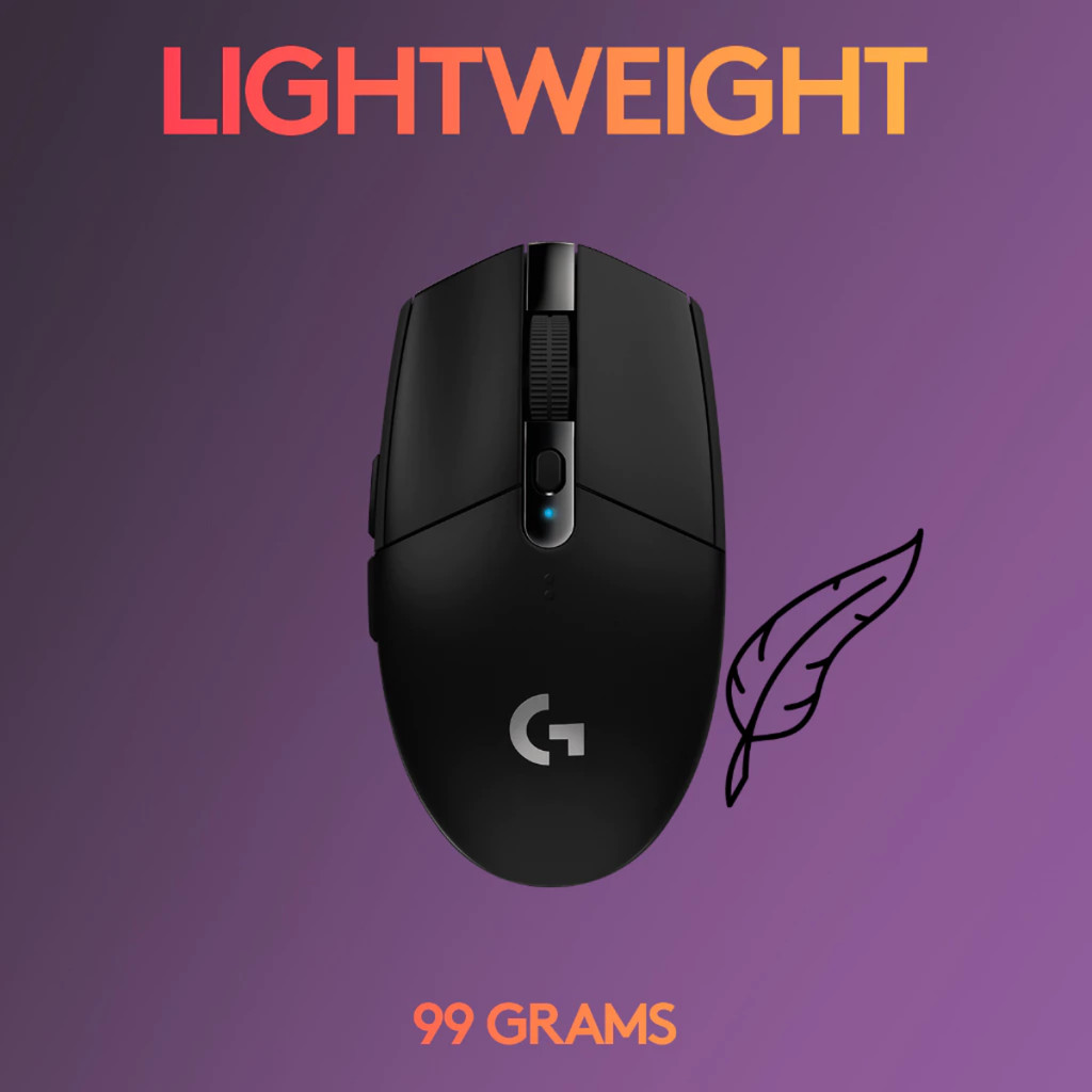 LOGITECH G304 LIGHTSPEED WIRELESS GAMING MOUSE เมาส์เกมมิ่งไร้สาย ...