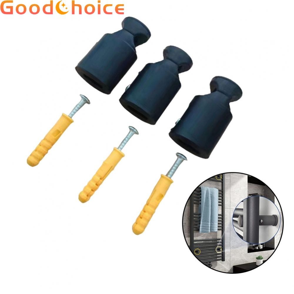【Good】3 Pack Adjustable Black Towel Rail Radiator Brackets for Easy ...