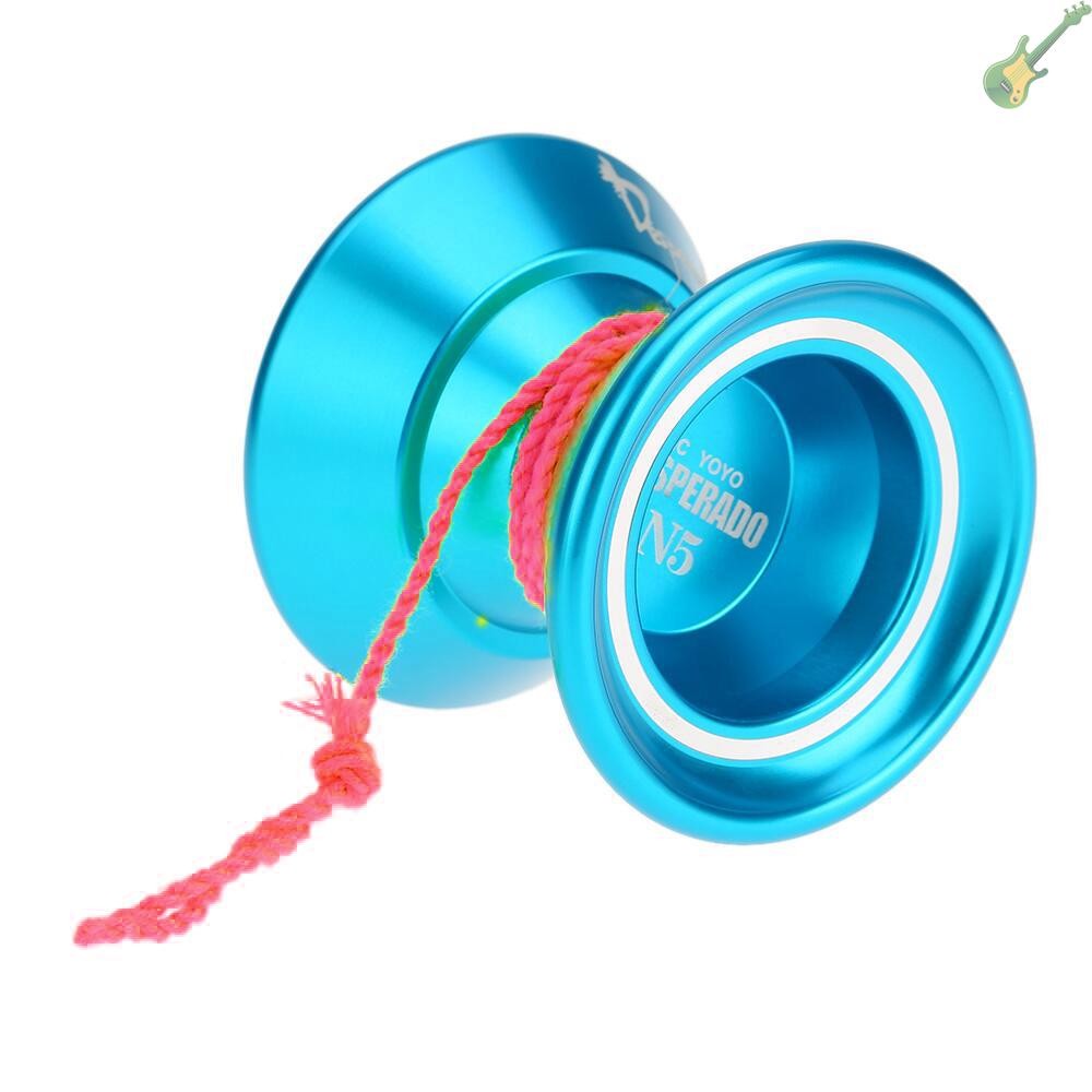 Professional Magic Yoyo N5 Desperado อลูมิเนียมโลหะ Yoyo 8 Ball KK แบ ...