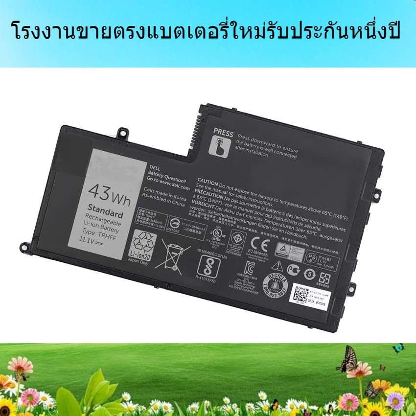 แบตเตอรี่แล็ปท็อปใหม่สำหรับ Dell 5442 5447 5448 5542 5545 5547 5548 ...