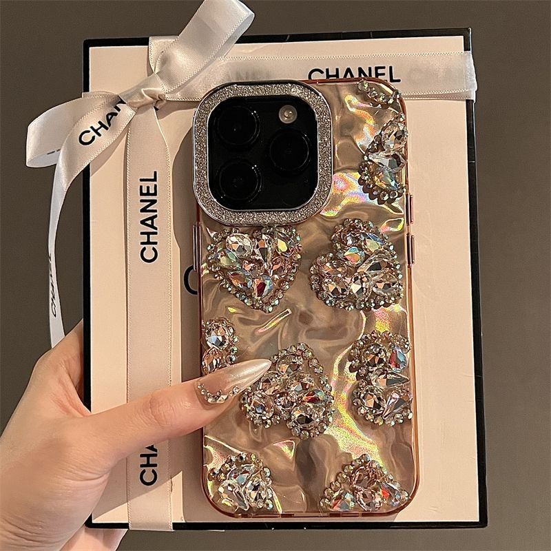 เคสโทรศัพท์ Rhinestone ที่เป็นประกายเข้ากันได้กับ IPhone 16 15 Pro Max ...