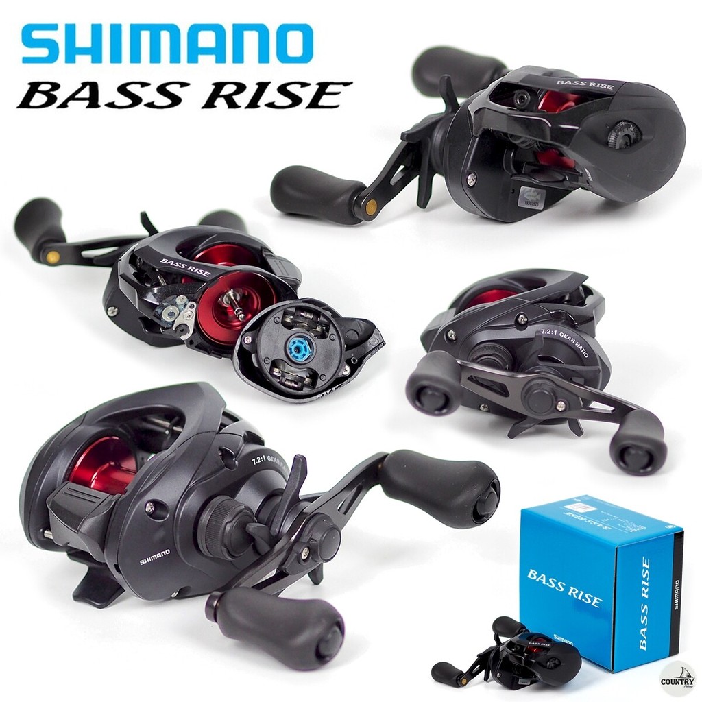 รอกหยดน้ำ Shimano BASS RISE มีใบรับประกันในกล่อง | Shopee Thailand