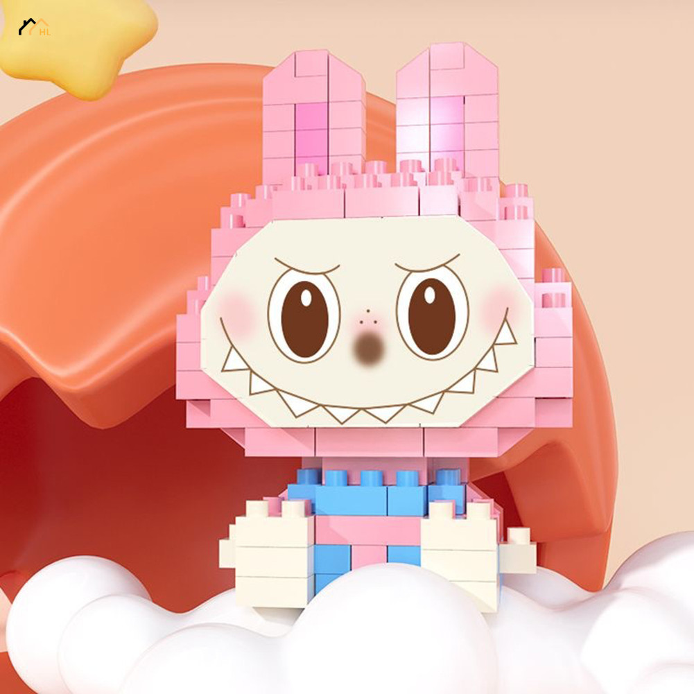 Mini Labubu Building Blocks การศึกษาประกอบของเล่นสําหรับเด็กผู้ใหญ่ ...