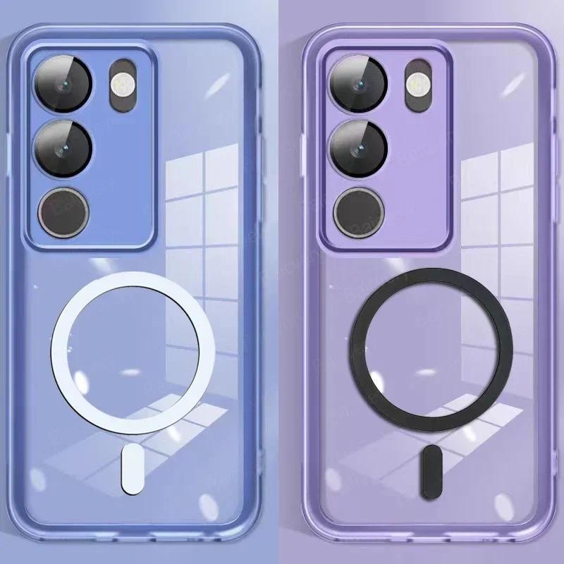 ปลอกสําหรับ VIVO Y19S 4G 2024 V2419 พร้อมสติกเกอร์แม่เหล็กเลนส์กล้อง ...