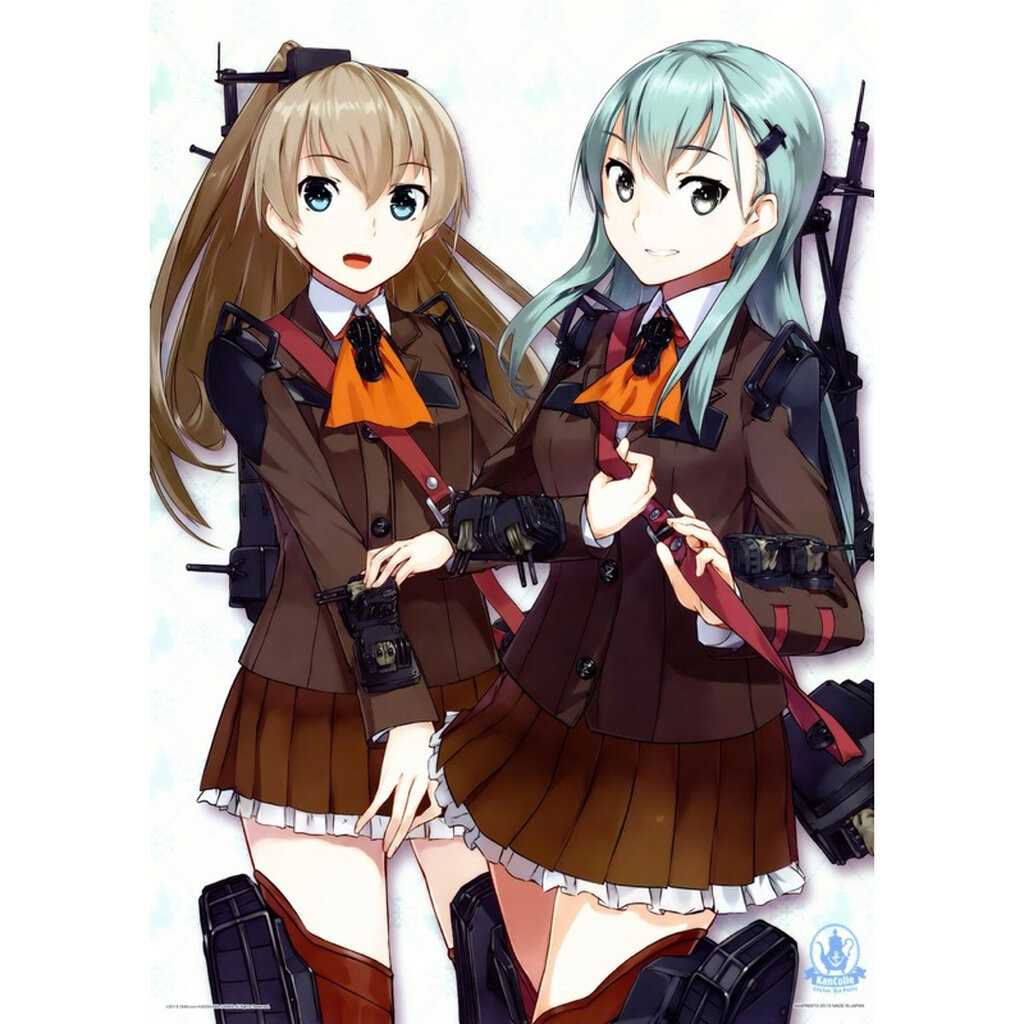 โปสเตอร์ คุมาโนะ&สึซึยะ -เรือรบโมเอะ[Kantai Collection ~KanColle~ Clear ...