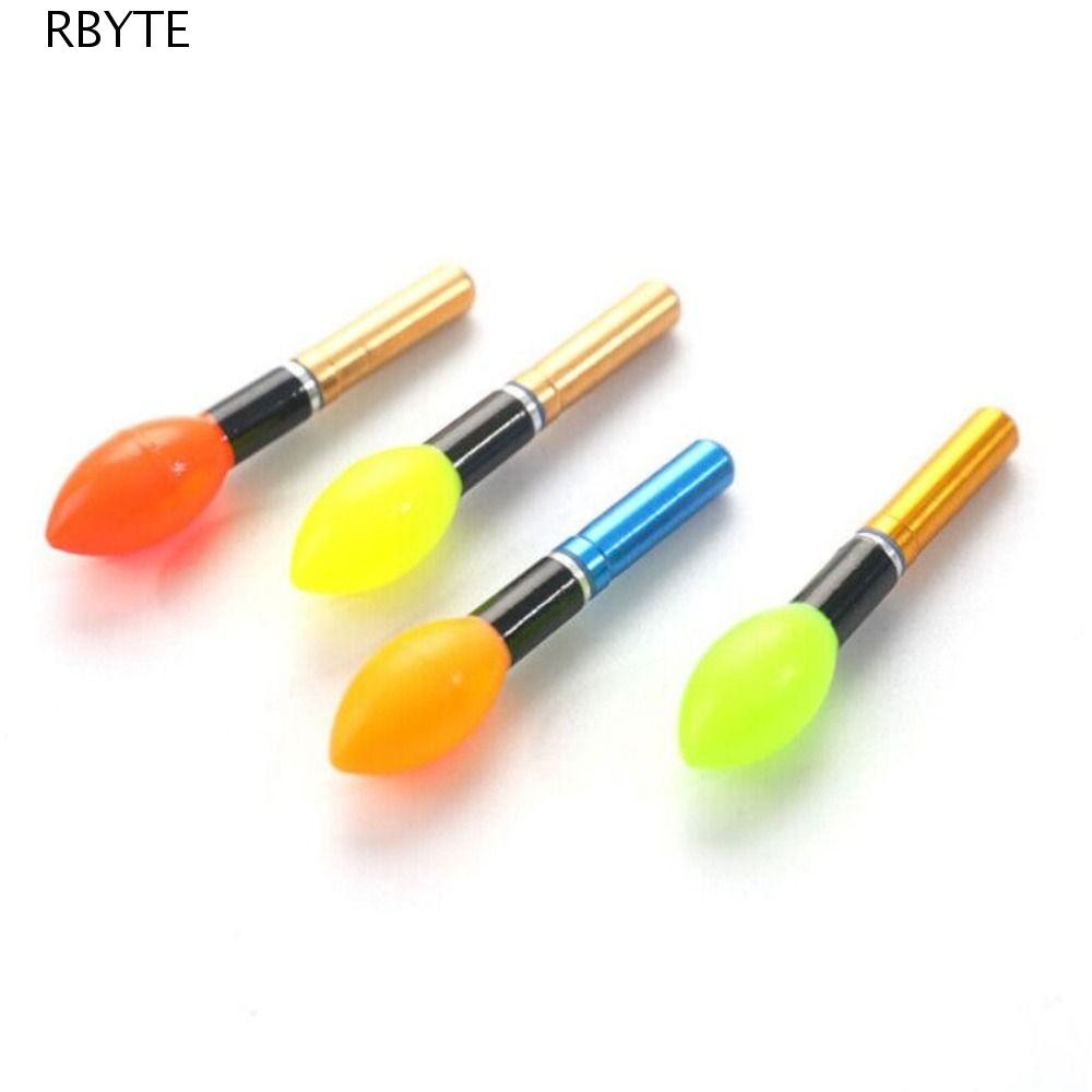 RBYTE แท่งไฟตกปลา 1 คู่, เรืองแสง LED ตกปลาลอย Rod ไฟ, Luminous Float แบตเตอรี่ดําเนินการ CR322 ...