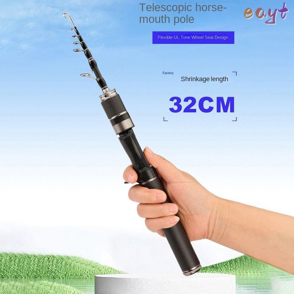 EAYT คันเบ็ดครบชุด,รอกตกปลา Telescopic Spincast ชุดคันเบ็ด, 2025 1.5m-1.8m แก้ว Fibre Ultra ...