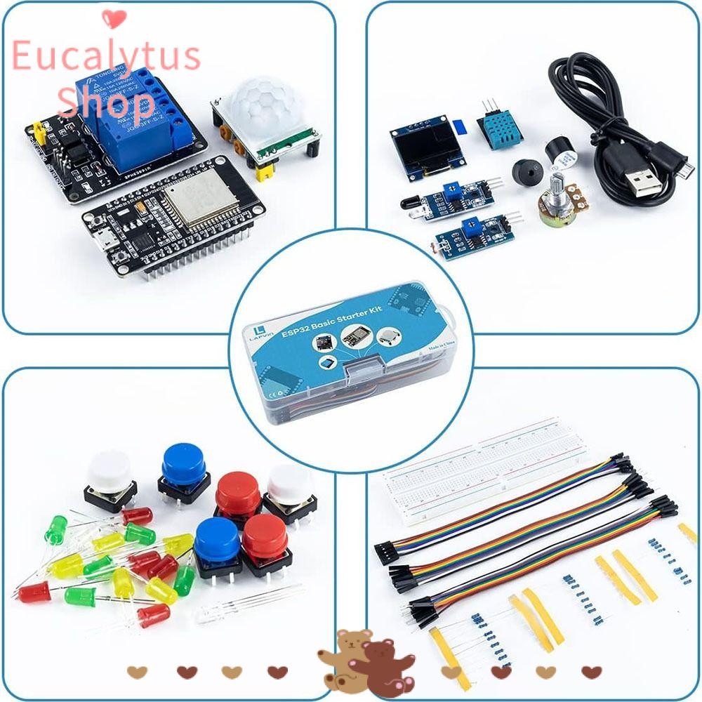 EUCALYTUS1 ESP32 Starter Kit, DIY Professional Development Board Starter Kit,พร้อมกล่องมาตรฐาน ...