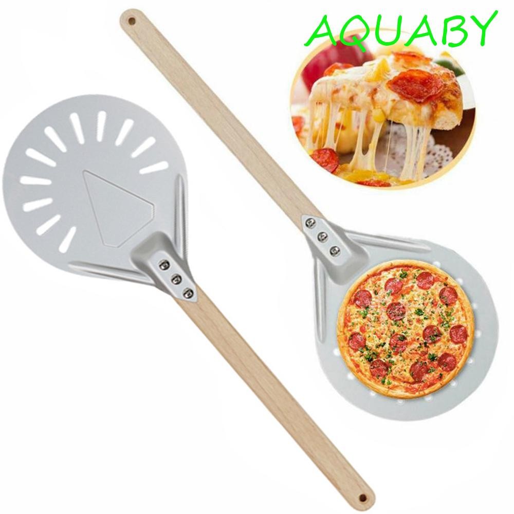 AQUABYพายพิซซ่าPayrayเปลี่ยนเปลือกเจาะรู7/8/9/10นิ้วพลั่วกันลื่นแกดเจ็ตในครัวแบบพกพา | Shopee ...