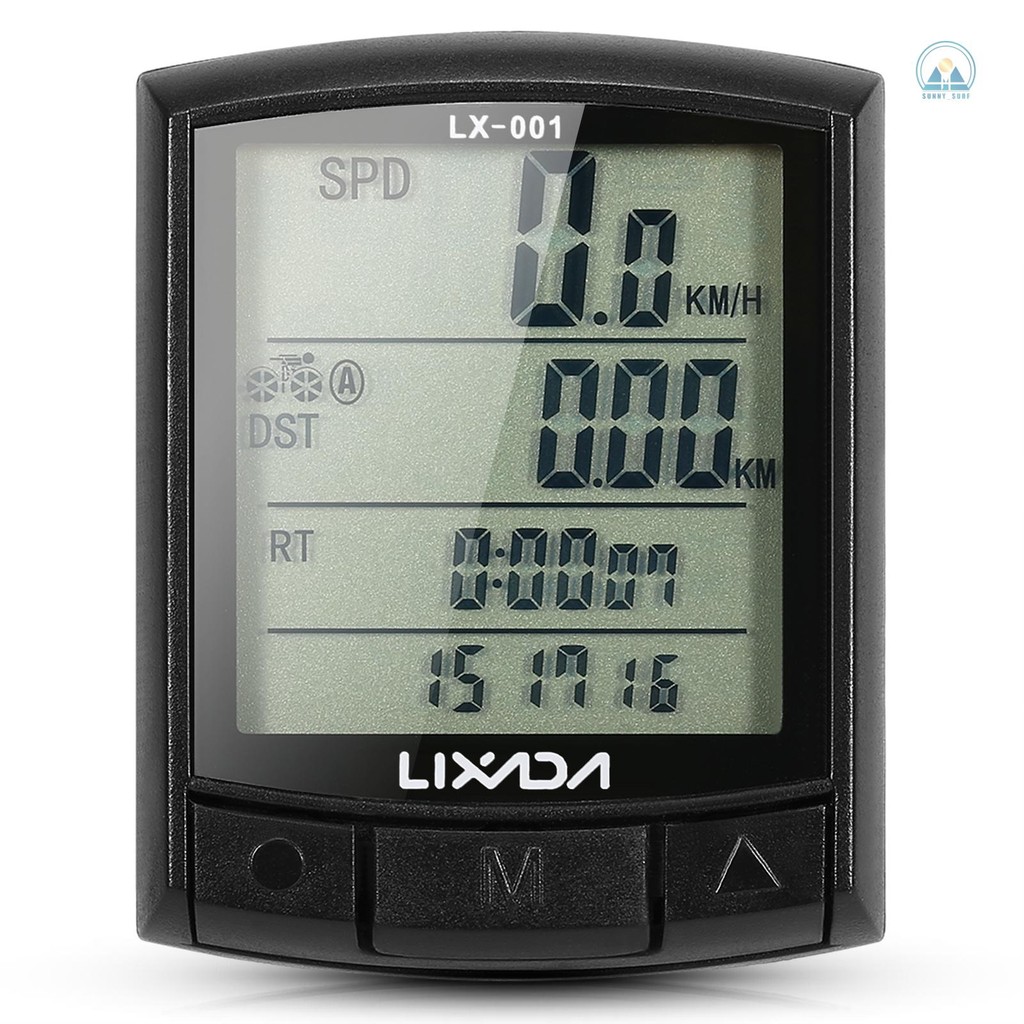 Lixada จักรยานรอบคอมพิวเตอร์จักรยาน Speedometer เครื่องวัดระยะทาง MTB ...
