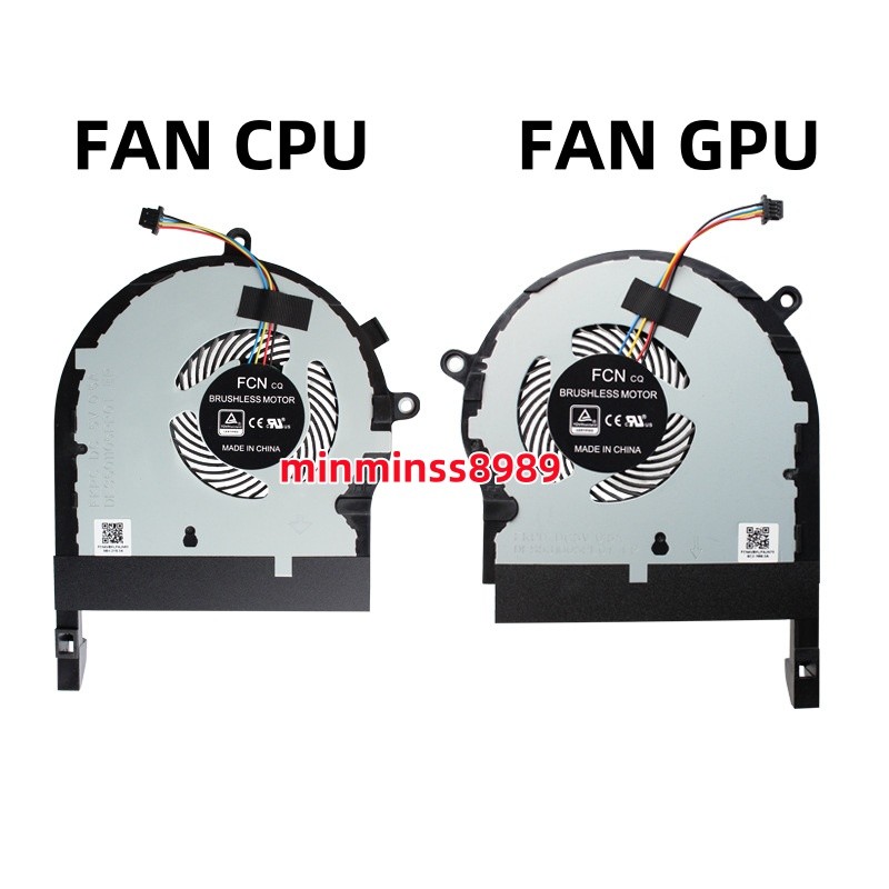 พัดลมโน๊ตบุ๊ค FAN CPU + GPU Asus ROG TUF Gaming FX504 FX80 FX80G FX80GE ...