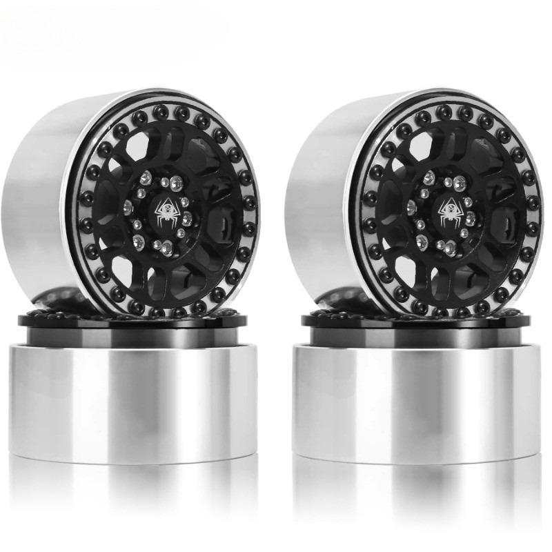 โลหะ 1.9 Beadlock ล้อขอบ Hub สําหรับ 1/10 Hsp Redcat Rc4wd WRAITH ...