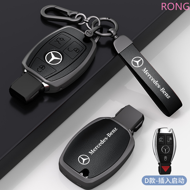 สังกะสีหนังรถ Remote Key สําหรับ Mercedes Benz ACES Class GLA CLA GLK ...