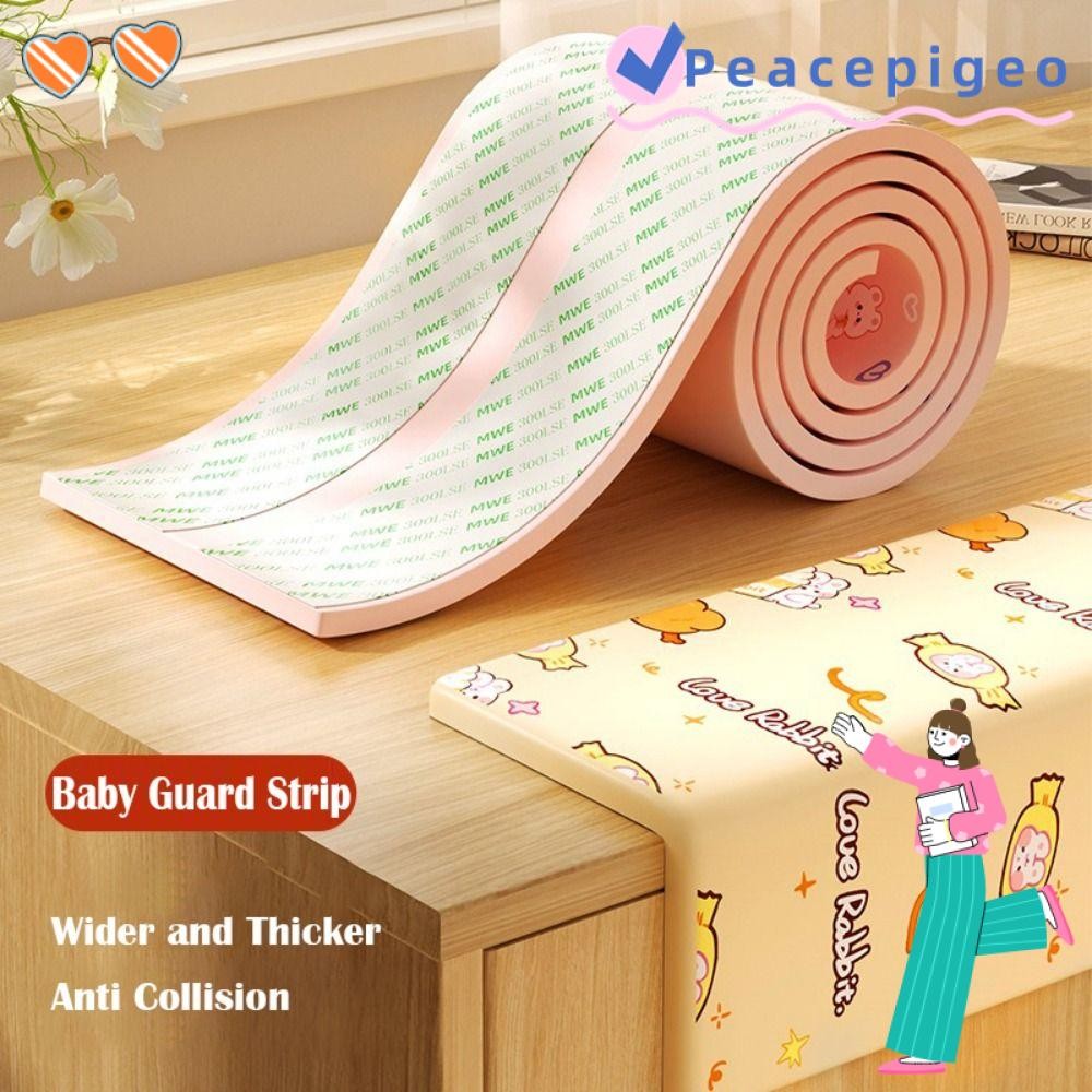 PEACEPIGEO แถบยามขอบโต๊ะ,ธรณีประตูหน้าต่าง 2m เบาะป้องกันการชนกัน, เด็กทารกความปลอดภัย NBR ...