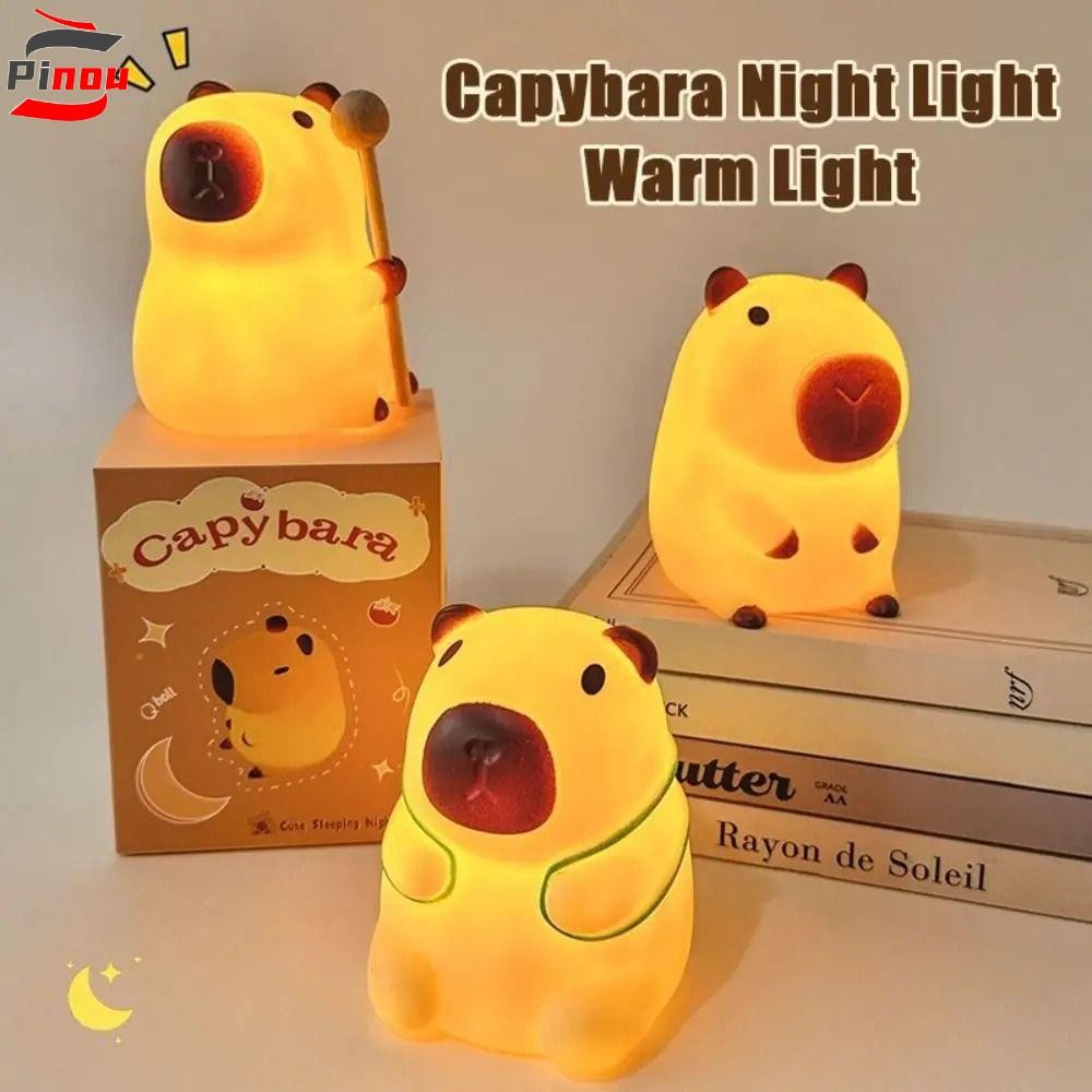 PINOU Capybara night Light, Capybara Shape Eye Protection หนูตะเภาไฟ ...