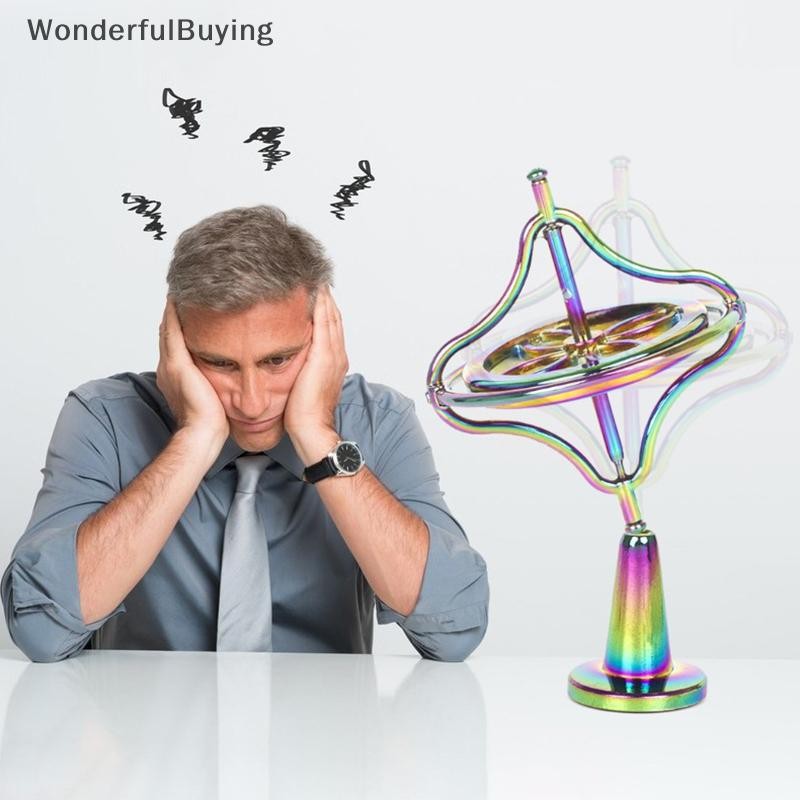 WBTH มินิโลหะ Self-balancing Finger Gyroscope Anti-gravity โลหะที่มี ...