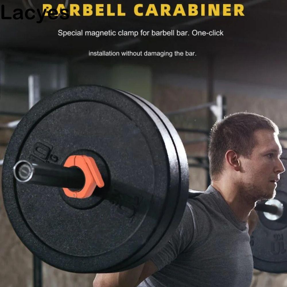 LACYES Barbell Spin Lock, Magnetic Deadlift ยกน้ําหนัก Barbell Clamps ...