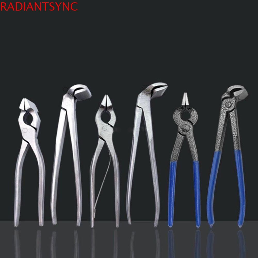 RADIANTSYNC กดคีมแบน,สแตนเลสด้ามยาวหนังคีม,ฮาร์ดแวร์ความแข็งสูง Anti-Slip มัลติฟังก์ชั่นหนังขอบ ...