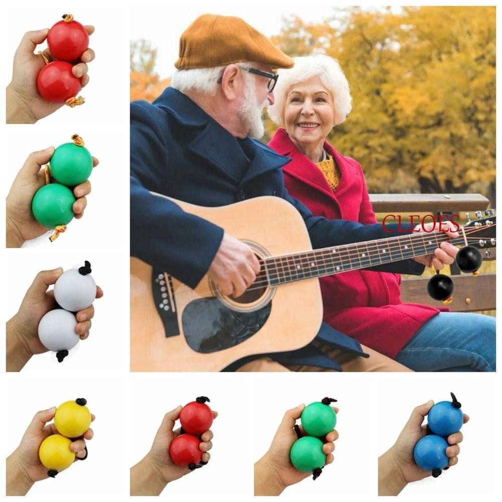CLEOES มือ Rhythm Balls, Rhythm Drum Ball Double Ball Rhythm Sand Balls ...