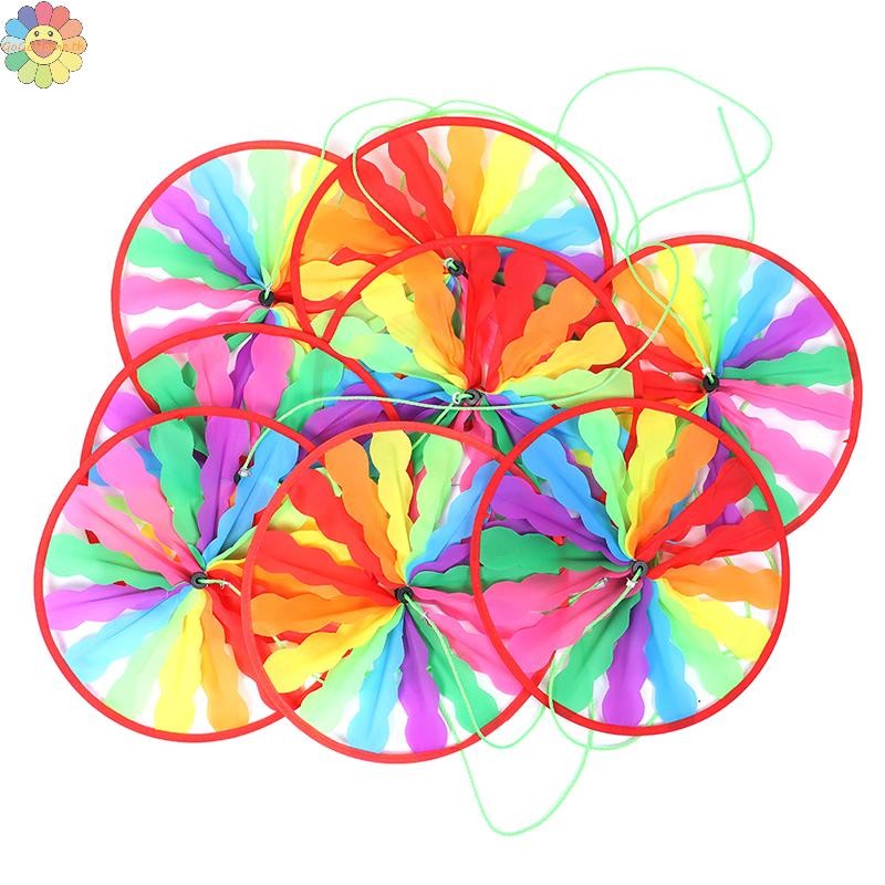 GOGO Rainbow Wheel Windmill Wind Spinner Whirligig Garden ของเล่นเด็ก ...