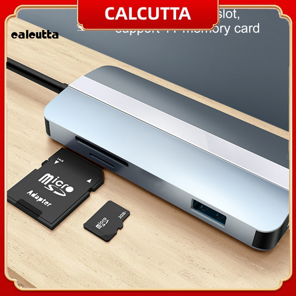 [calcutta] Plug Play Docking Station อุปกรณ์เสริมคอมพิวเตอร์ Type-C USB HDMI รองรับ RJ45 ...